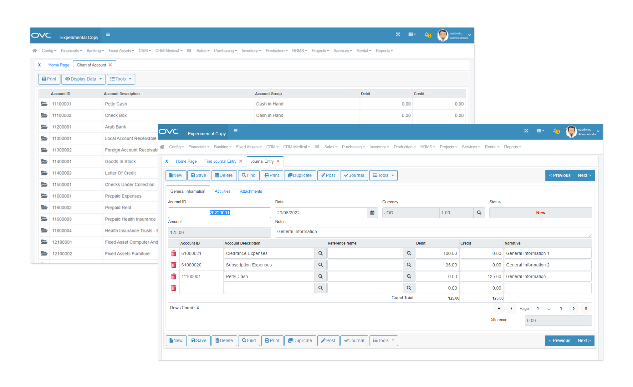 Financial Accounting – OVC | ERP Solutions